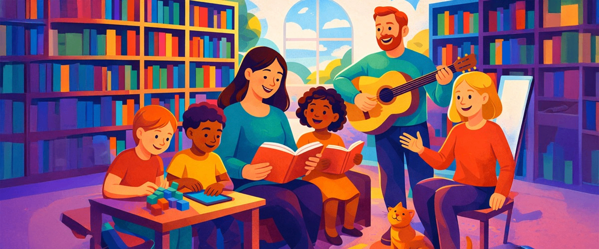 [2026-01-13] Mötesplats Sundsbruk - Öppen lördag på biblioteket ...